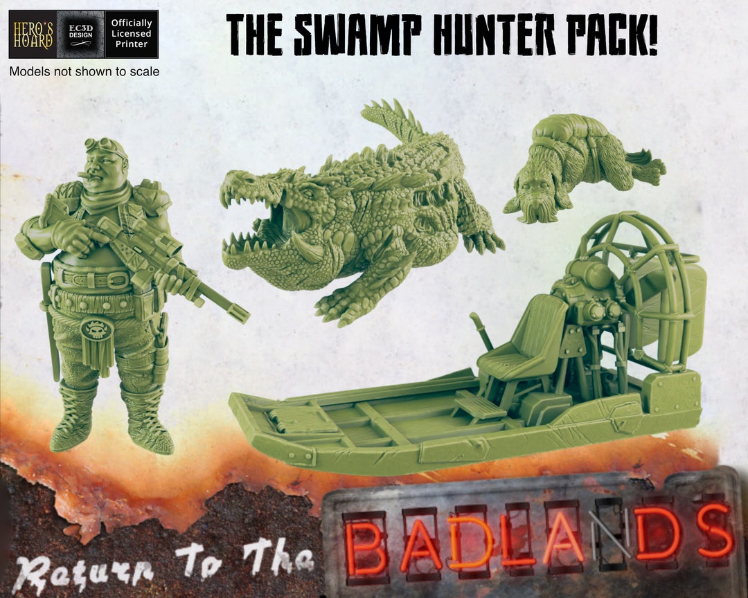 Swamp Hunter Pack - Post-apocalyptic - 32mm - EC3D Designs - Return to ...