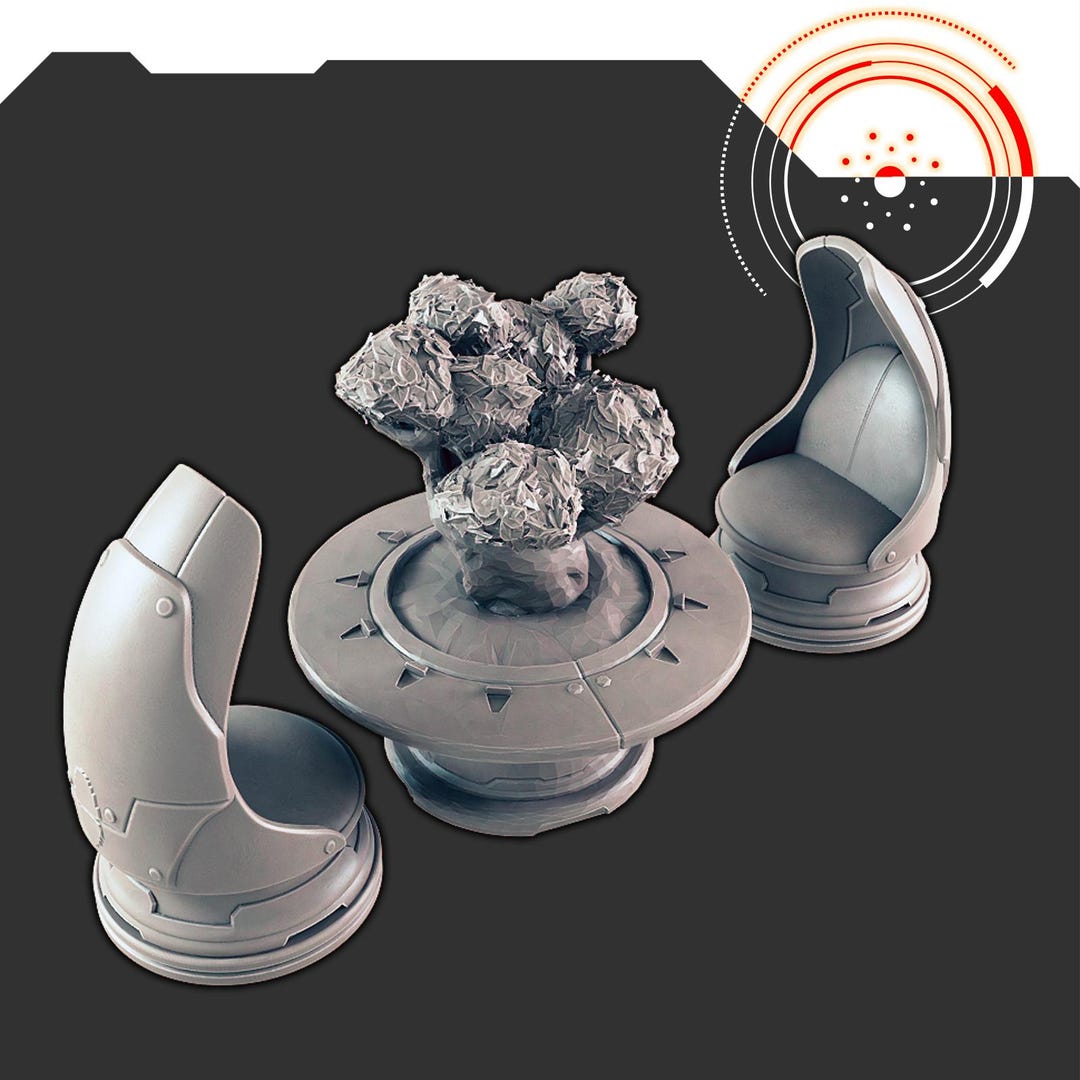 Diplomacy Table and Chairs Science Fiction Space Theme 32mm Novus ...