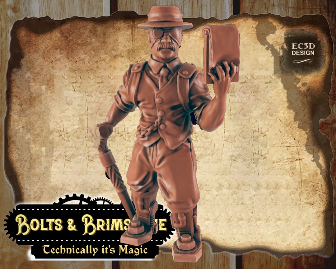 Detective - Includes a Base! - True 28/32mm Scale - EC3D Design - Bolts ...
