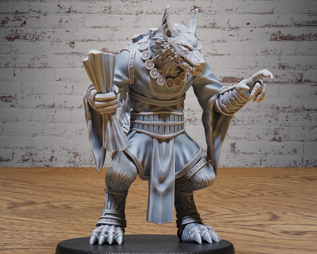 Arcanaloth - 28mm Scale - Epic Miniatures - Demonic Guild - Etsy