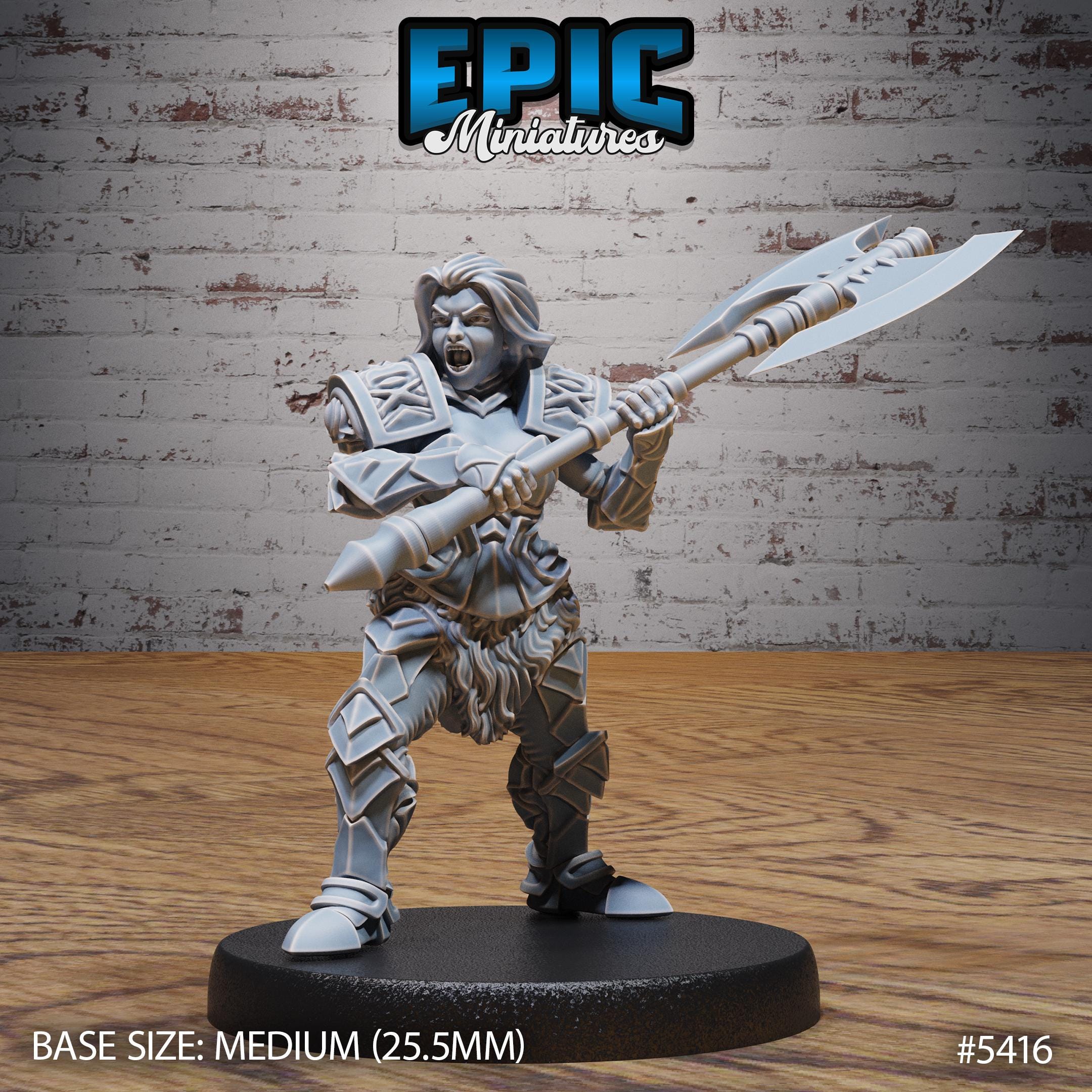 Dwarf Female Bandit (three Poses Available) - 28/32mm Scale - Epic ...