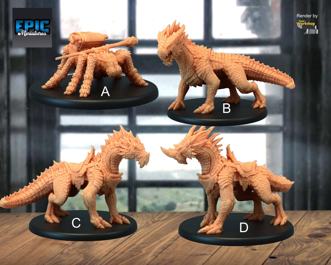 Companion Drakes and Mini Pack Spider! - 28mm - Epic Miniatures - Check ...
