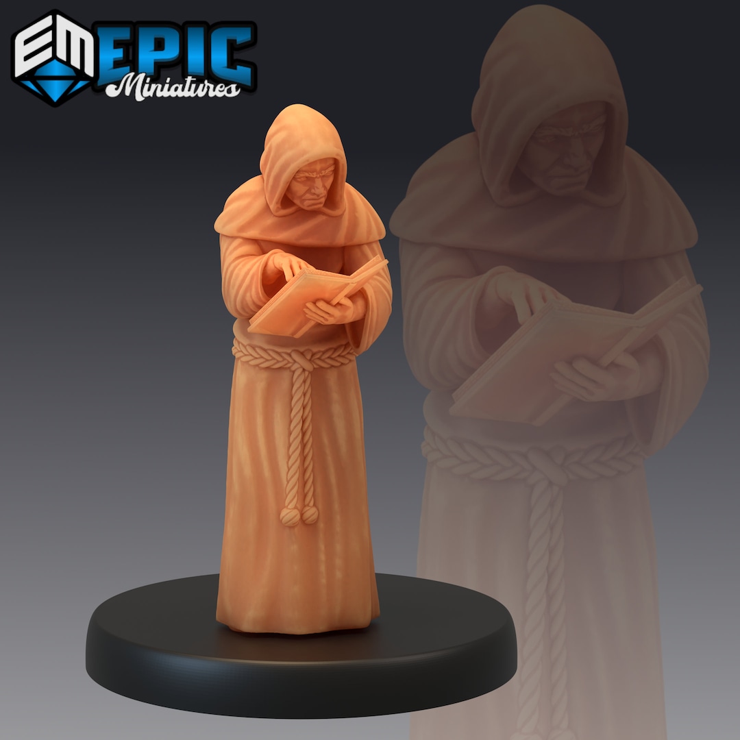 28mm Villager Monk - Etsy