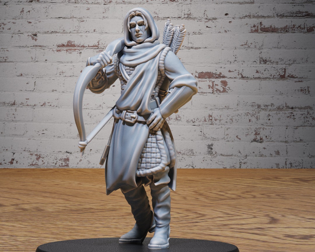 Villager Ranger - 28mm Scale - Epic Miniatures - Festival Village - Etsy