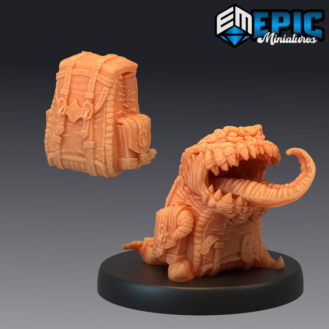 Mimic Backpack -28mm/32mm Scale - Epic Miniatures - Etsy