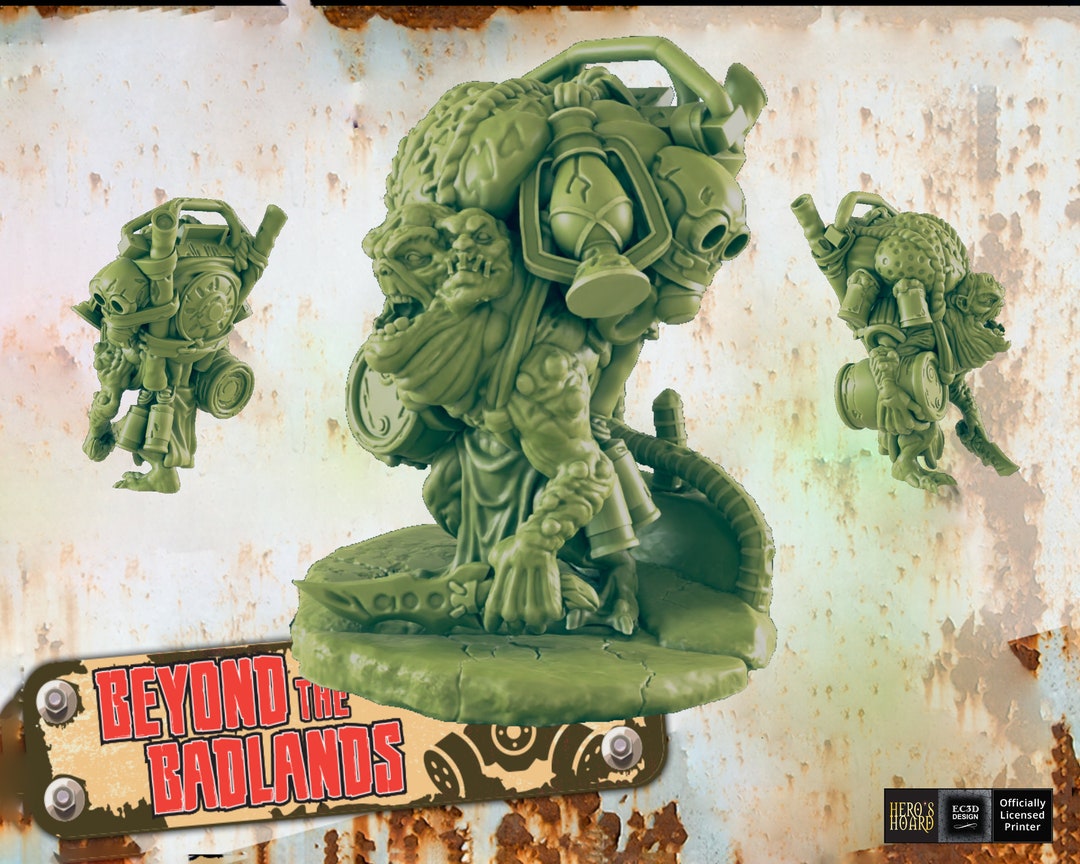 Scavenger Mutant - Post-apocalyptic - 32mm - EC3D Designs - Beyond the ...