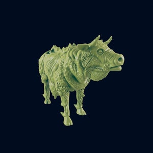 Mutated Cow - Post-apocalyptic - 32mm - EC3D Designs - Beyond the ...