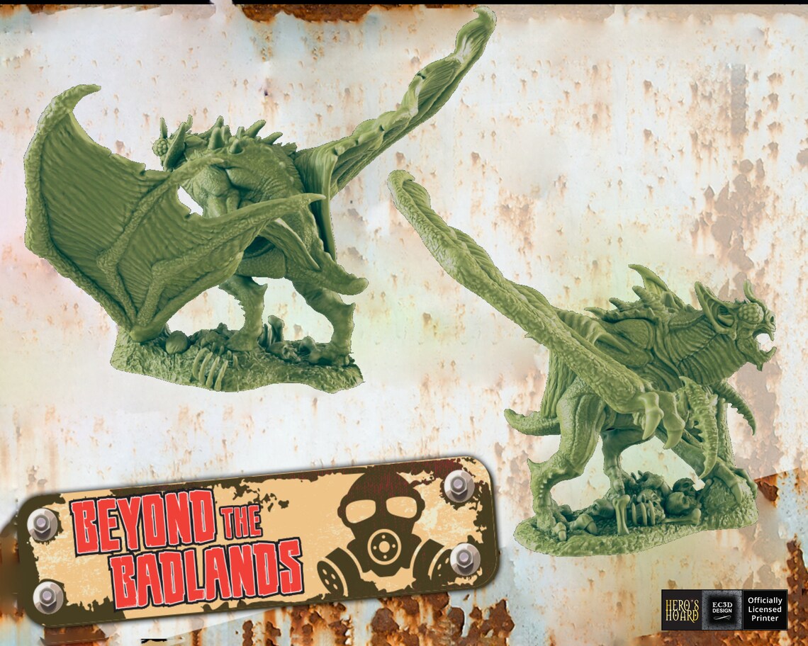 Mutant Bat Beastie...thing... Post-apocalyptic 32mm EC3D - Etsy