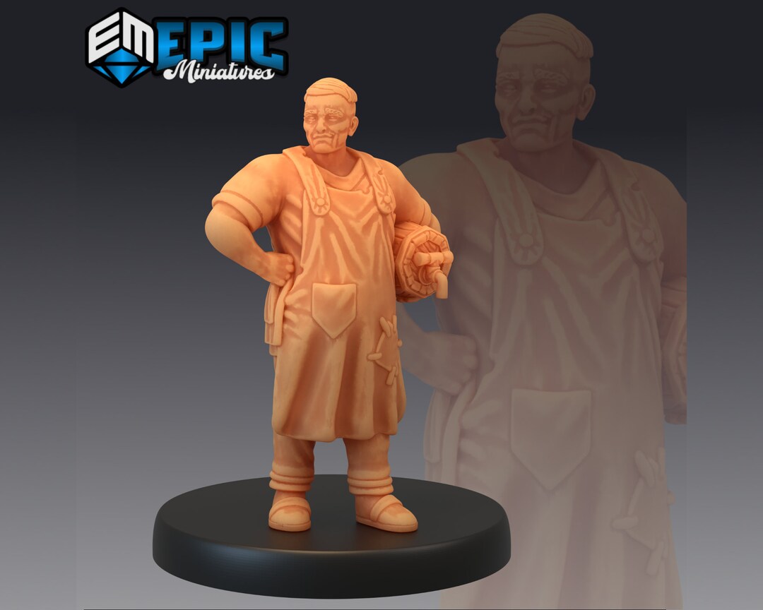 28mm Villager Brewer - Etsy