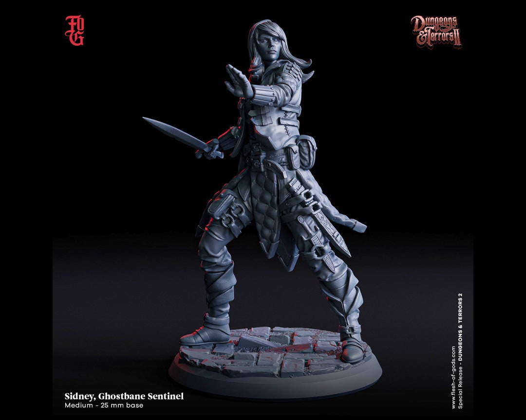 Sidney, Ghostbane Sentinel - Flesh of Gods Dungeons and Terrors 2 ...