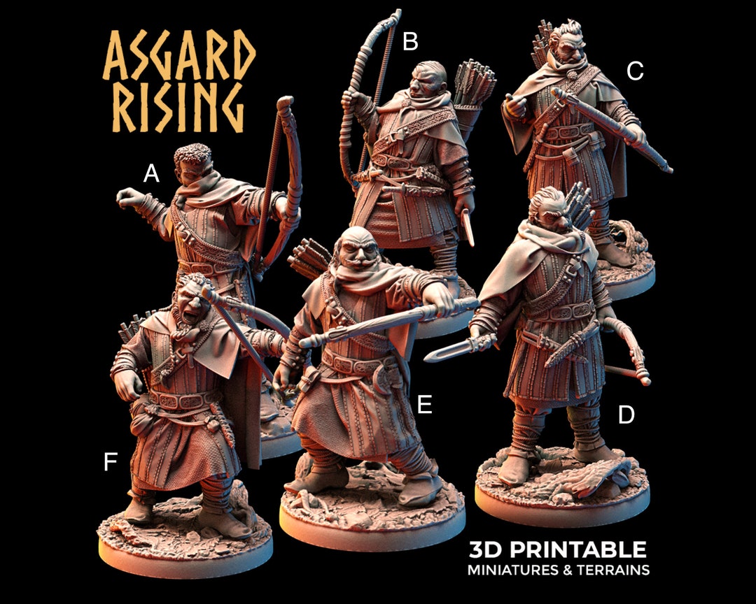 Viking Rangers - Norse Theme - 32mm - Asgard Rising - Etsy