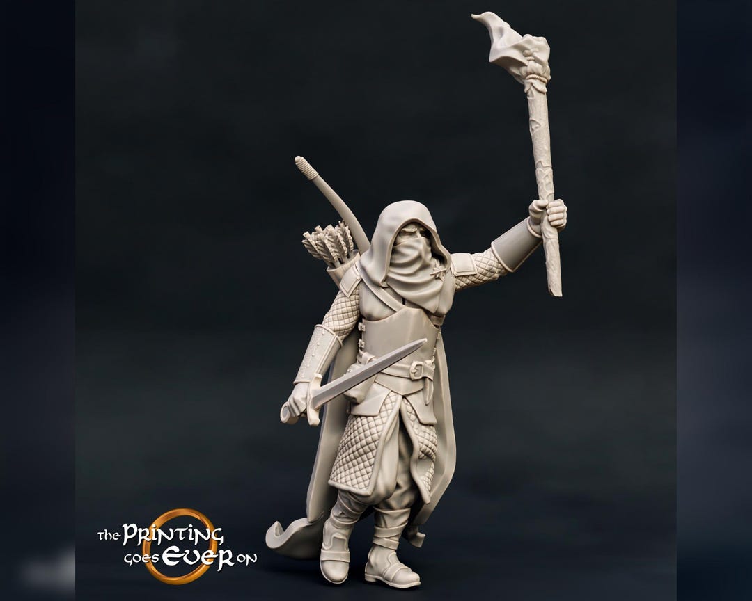 Ranger With Torch - 28mm - the Printing Goes Ever on - Dungeons and ...
