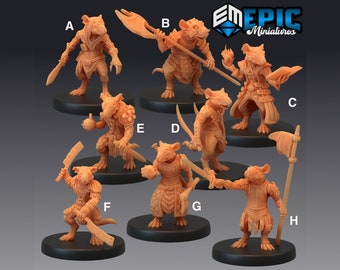 Killmaster Kreng, Ratfolk Rogue Assassin TABLETOP SCALE D&D TTRPG ...