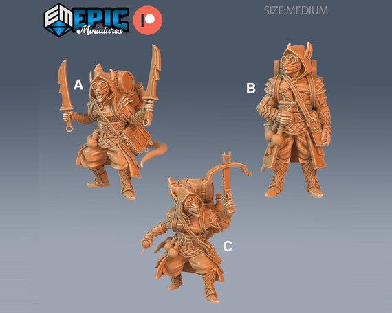 Ratfolk Alchemist 28mm Scale epic Miniatures - Etsy