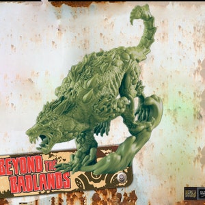 Mutated Wolf Beastie - Post-apocalyptic - 32mm - EC3D Designs - Beyond ...