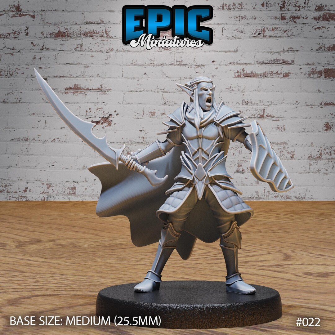 Dark Elf or Drow Army - True 28mm Scale - Epic Miniatures - Vol. 2 22 ...