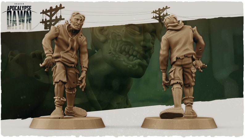 Infected Scum 2 - 32mm Scale - Kraken Studios Riders of the Highway ...