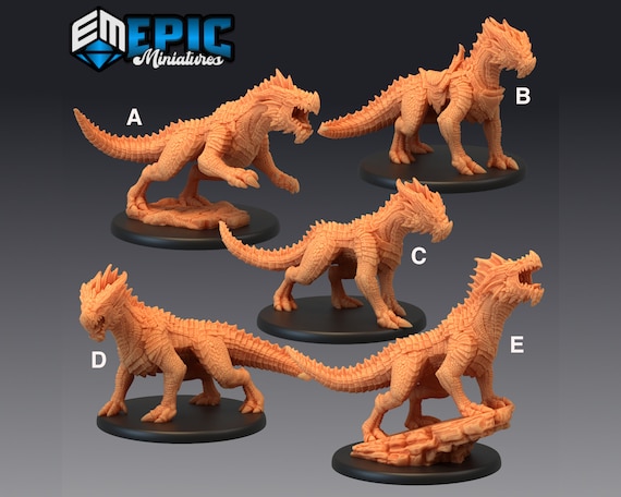 Red Guard Drake wingless Dragon - Etsy