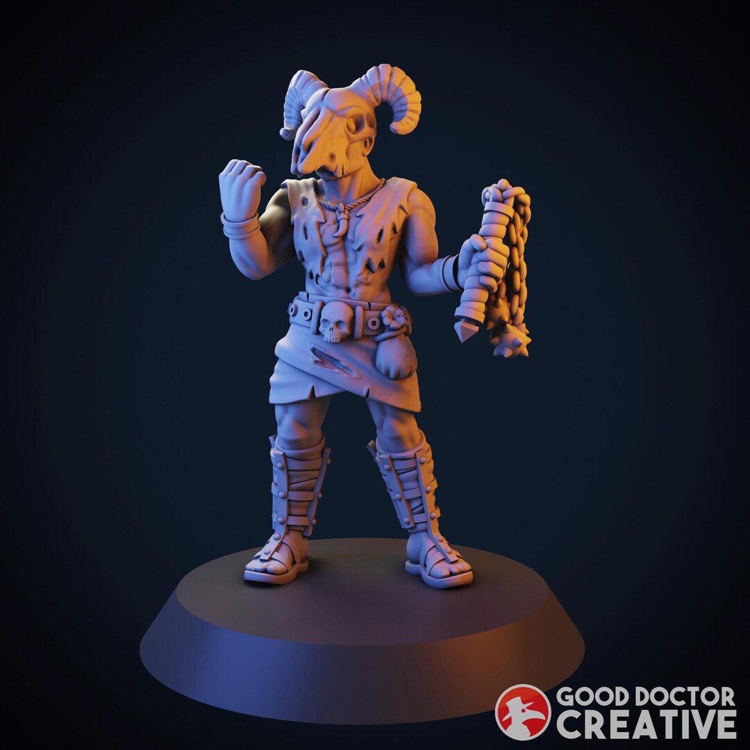 Venkalth Flagellant Cult Leader - Fantasy - 32mm - Good Doctor Creative ...