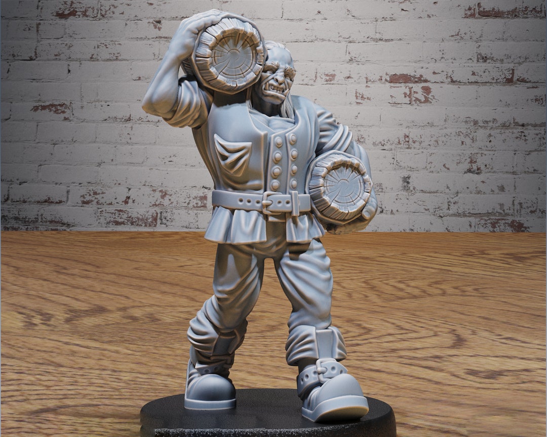 Orc Villager Carrier - 28mm Scale - Epic Miniatures - Festival Village ...