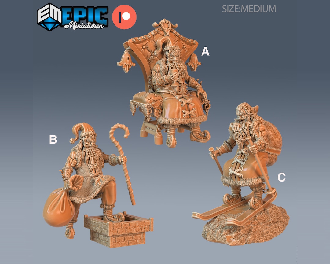 Santa Claus - 28mm Scale - Epic Miniatures - It's December...we Gotta ...