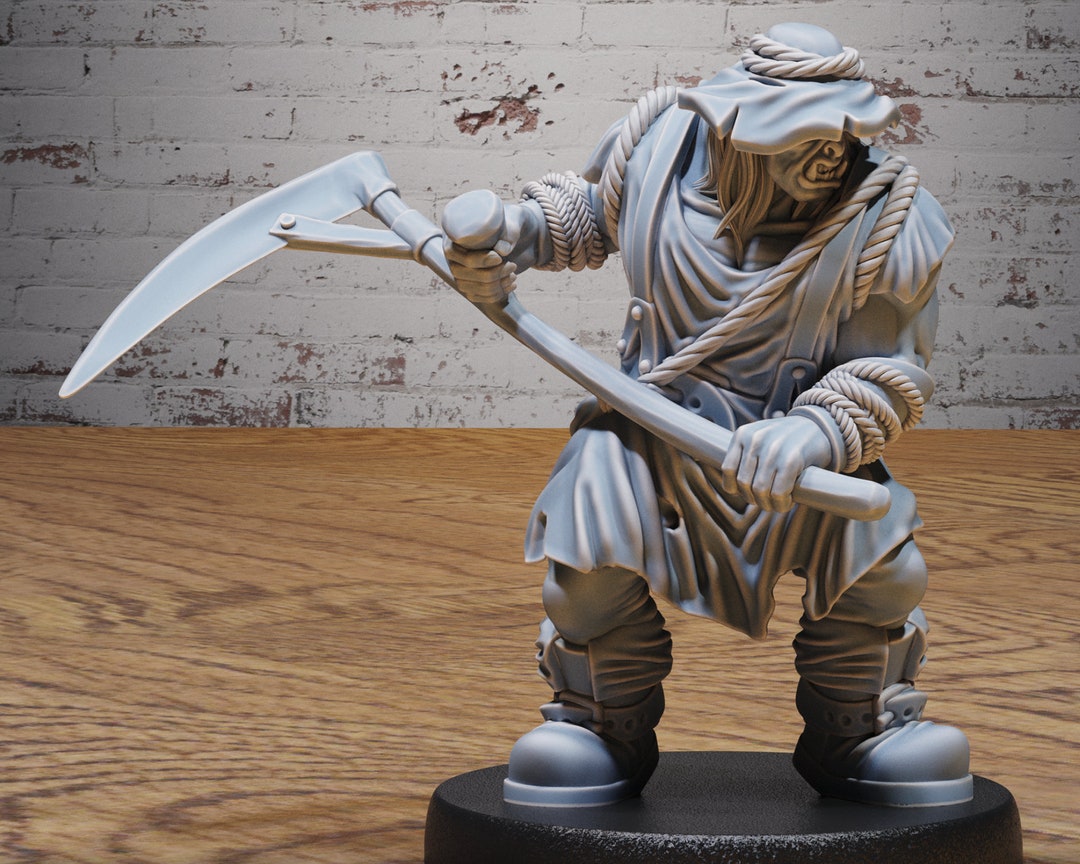 Orc Villager Farmer - 28mm Scale - Epic Miniatures - Festival Village ...