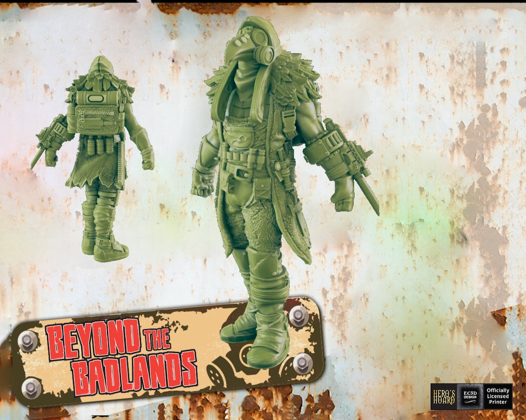 Wasteland Plague Doctor - Post-apocalyptic - 28mm or 32mm - EC3D ...