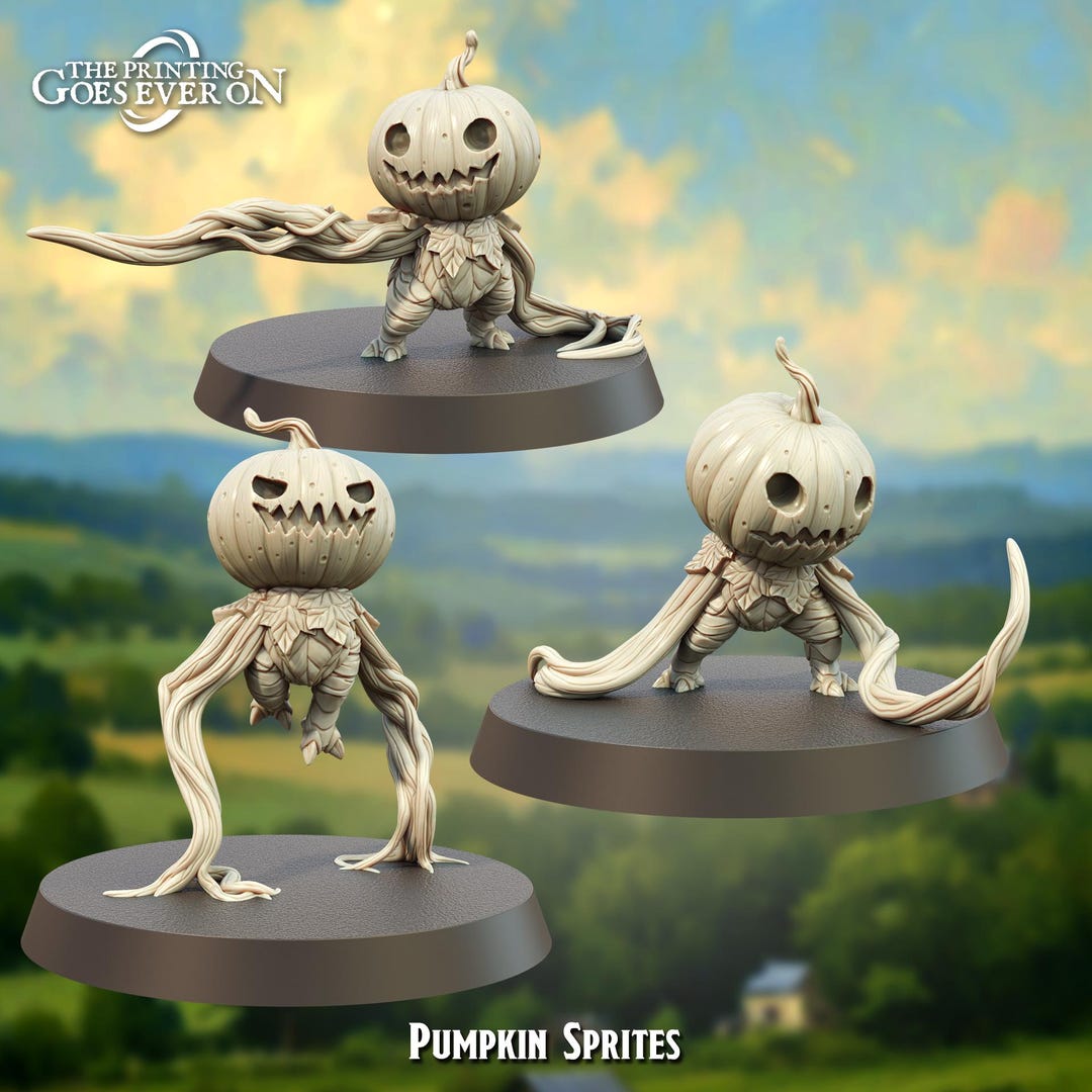 Pumpkin Sprites - the Printing Goes Ever on - Dungeons and Dragons ...