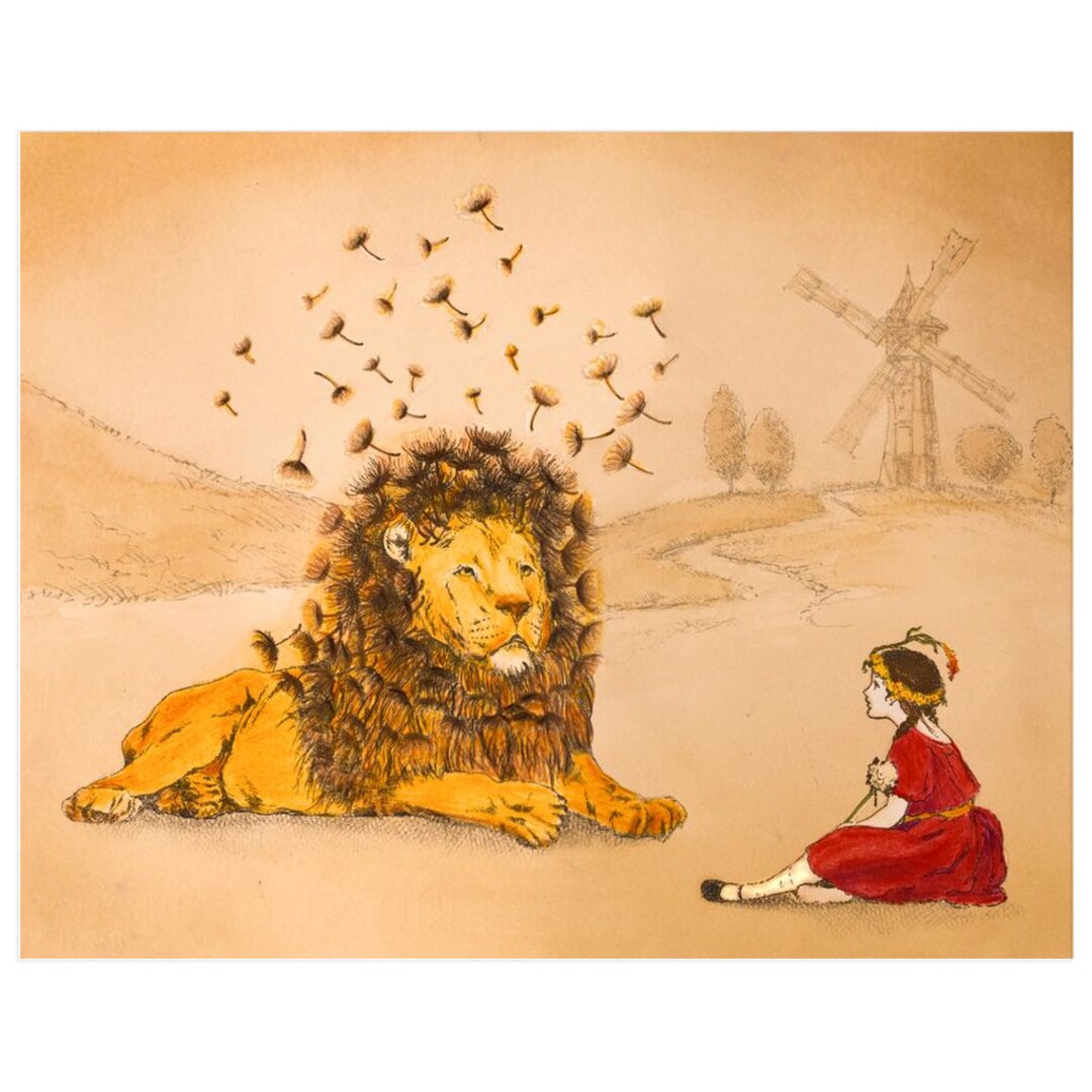 Wall Poster, the Dandylion, Niki Mcqueen, Lion and Girl, Best Friends ...