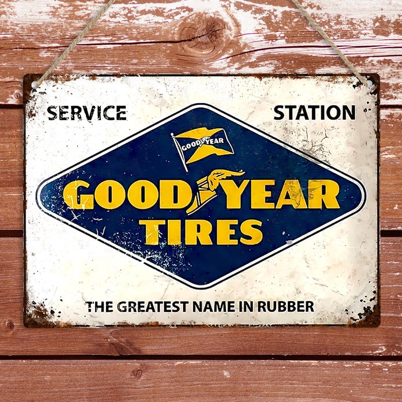 Vintage Tin Signs Cars - Etsy UK