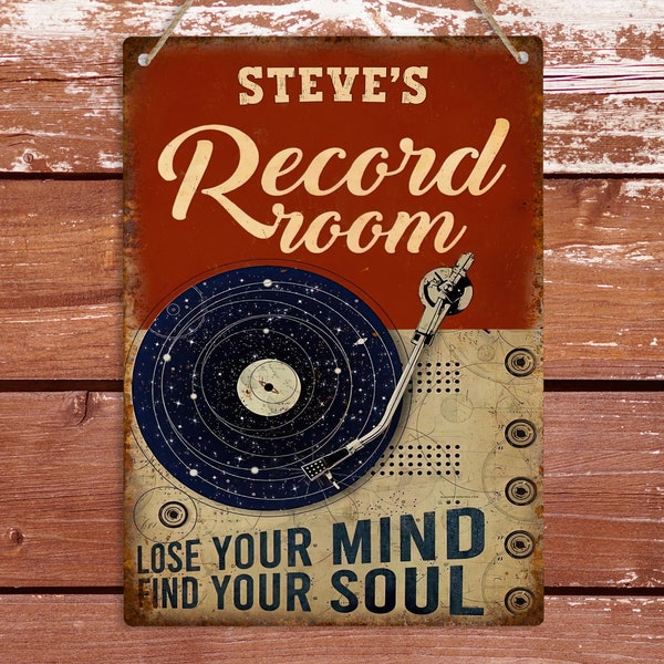 Personalised Record Sign - Etsy