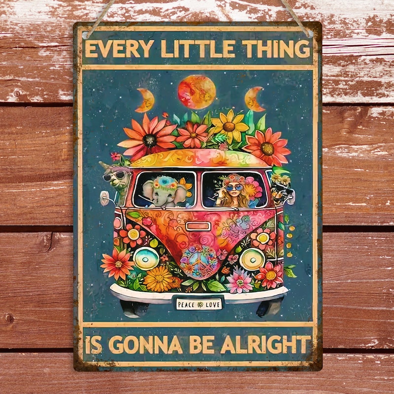 Hippie Poster - Etsy