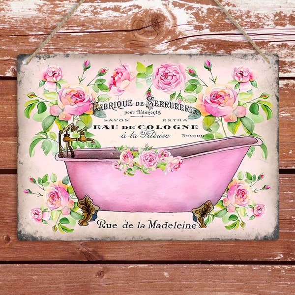 French Bathroom Sign - Etsy
