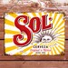 Sol Lager Retro Metal Sign, Mexico Beer Wall Plaque, Man Cave Shed Home ...