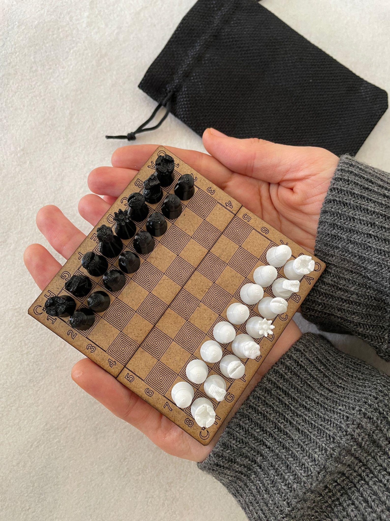 Mini Chess Set Small Gift Chess Set, Chess for Travel and Camping ...