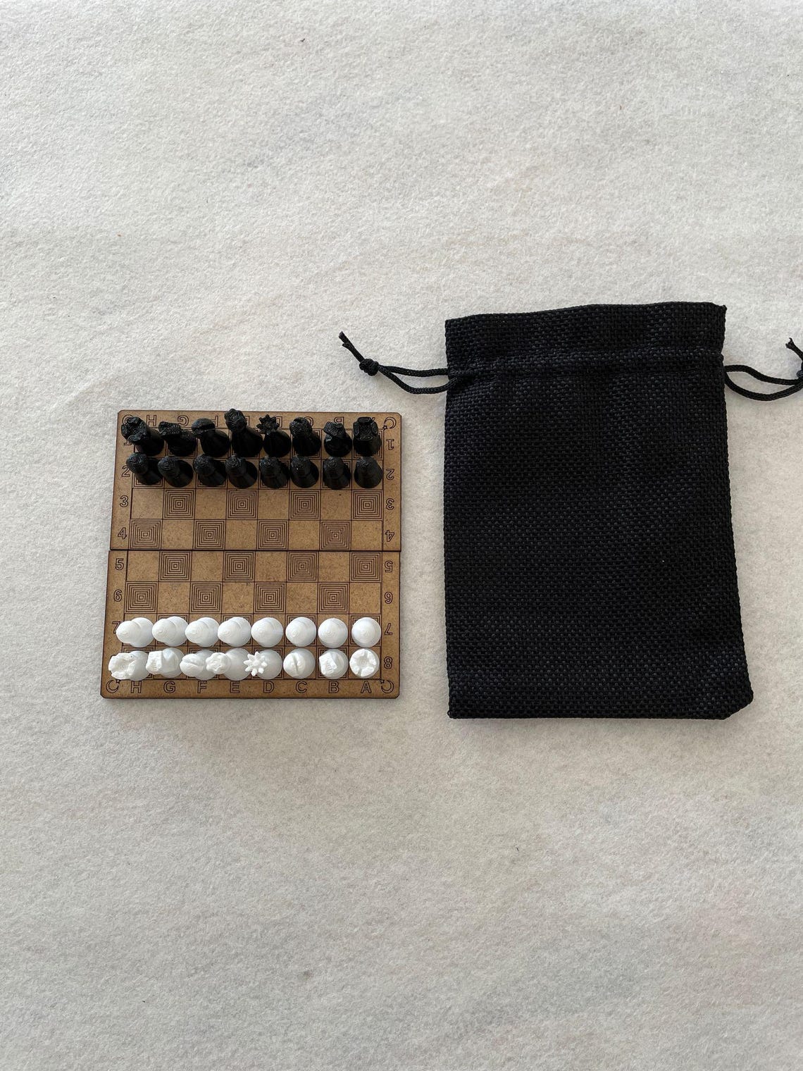 Mini Chess Set Small Gift Chess Set, Chess for Travel and Camping ...