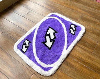 Uno Reverse Handmade Rug - Etsy