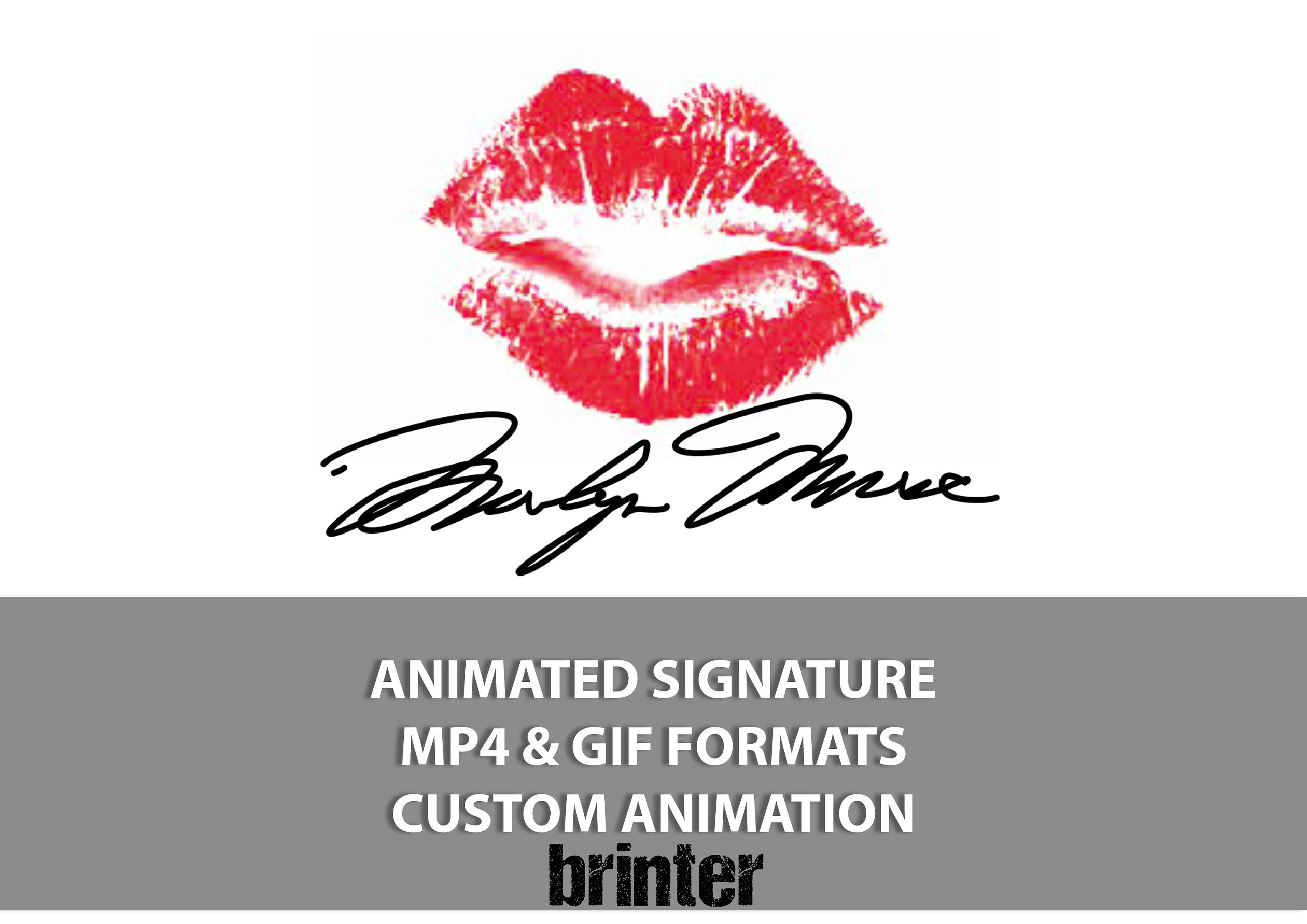 Animated Signature Custom Signature From Photo Animated Logo Animated ...