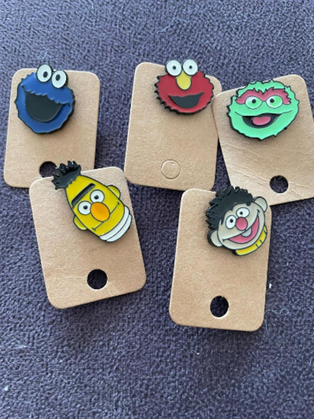 Monster Pin Badge, Elmo Pin Badge, Oscar Pin Badge,sesame Street, Rick ...