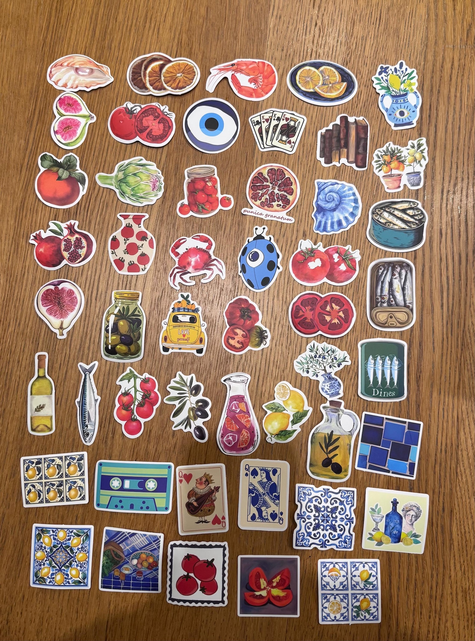 Mediterranean Stickers – 10-piece Travel Scrapbook Decals - Etsy