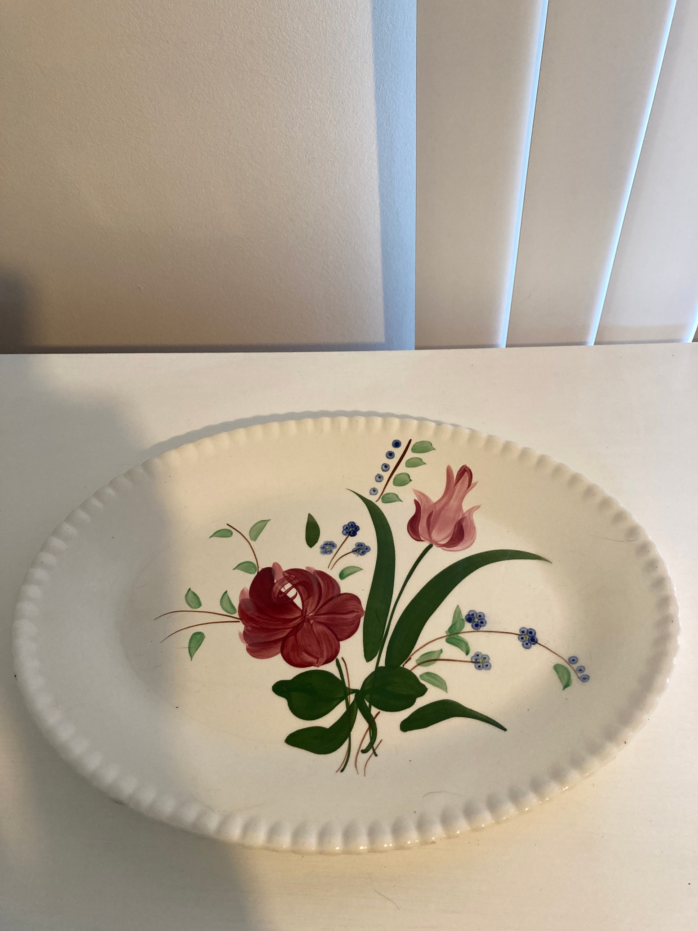 Candlewick Bluebell Bouquet China Blue Ridge Southern Pottery - Etsy