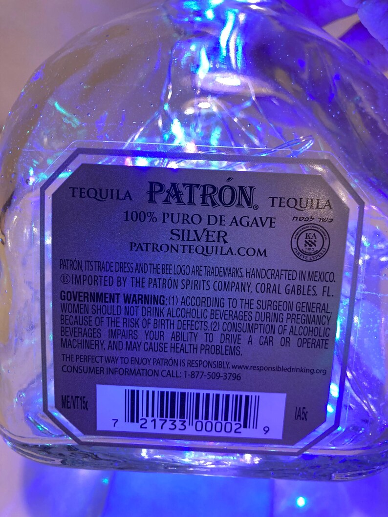 Patron Tequila Bottle Light - Etsy