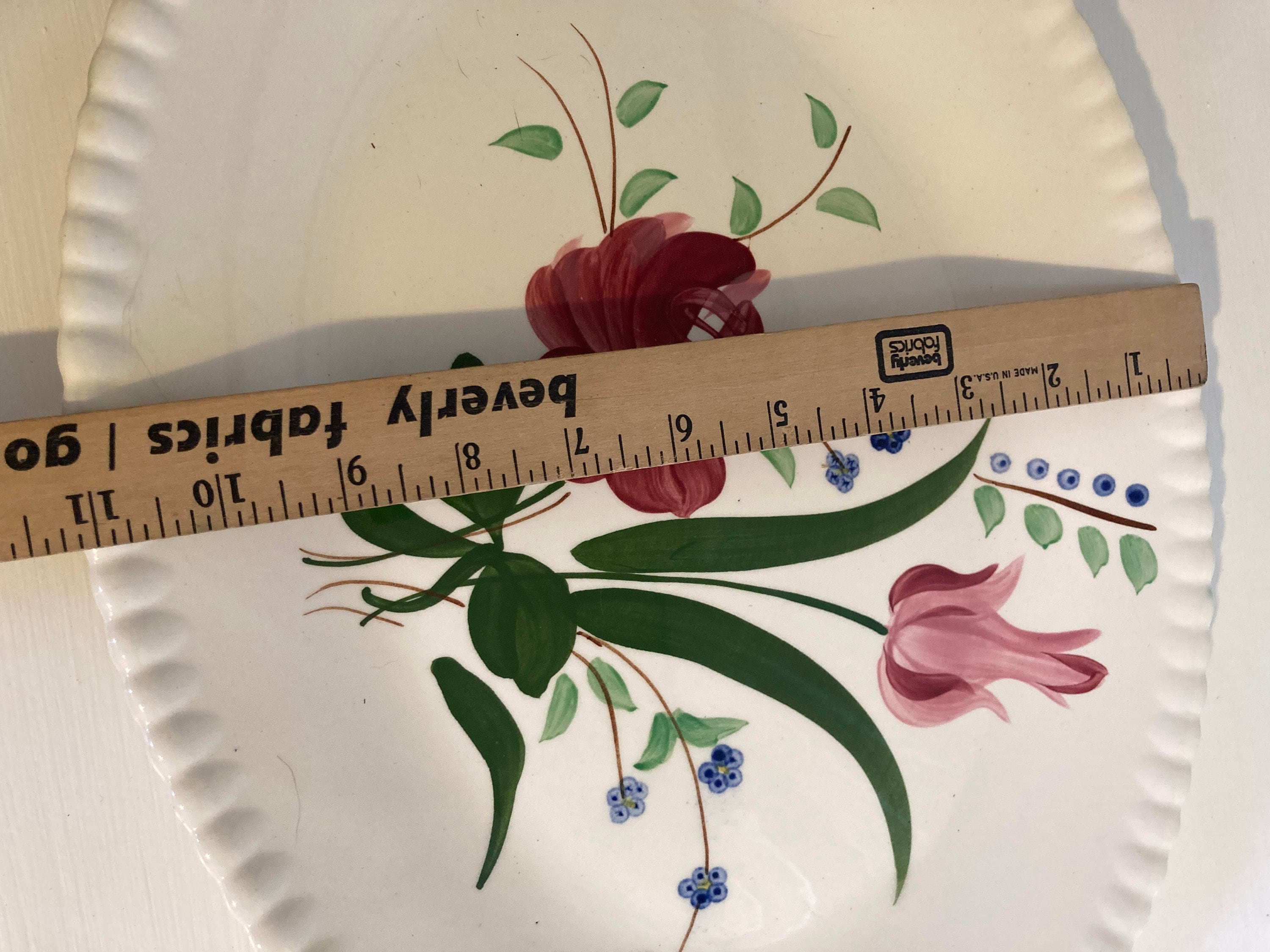 Candlewick Bluebell Bouquet China Blue Ridge Southern Pottery - Etsy