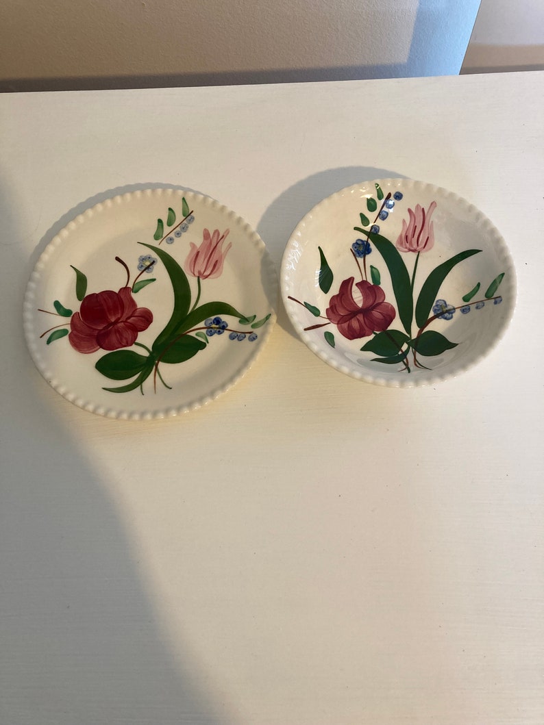 Candlewick Bluebell Bouquet China Blue Ridge Southern Pottery - Etsy