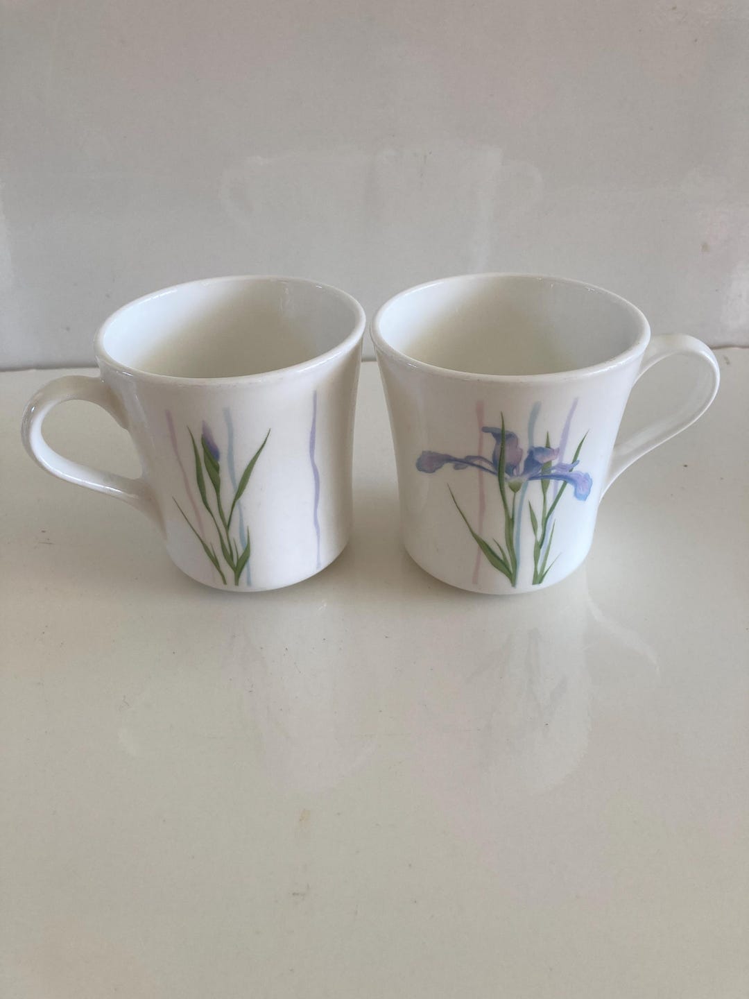 Corelle Shadow Iris Cups - Etsy