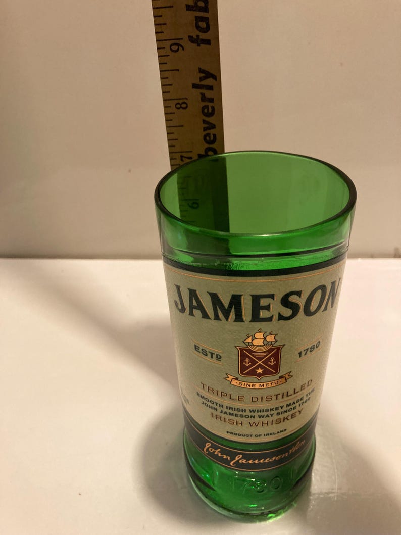 Jameson Drinking Glasses Cut From Bottles - Etsy