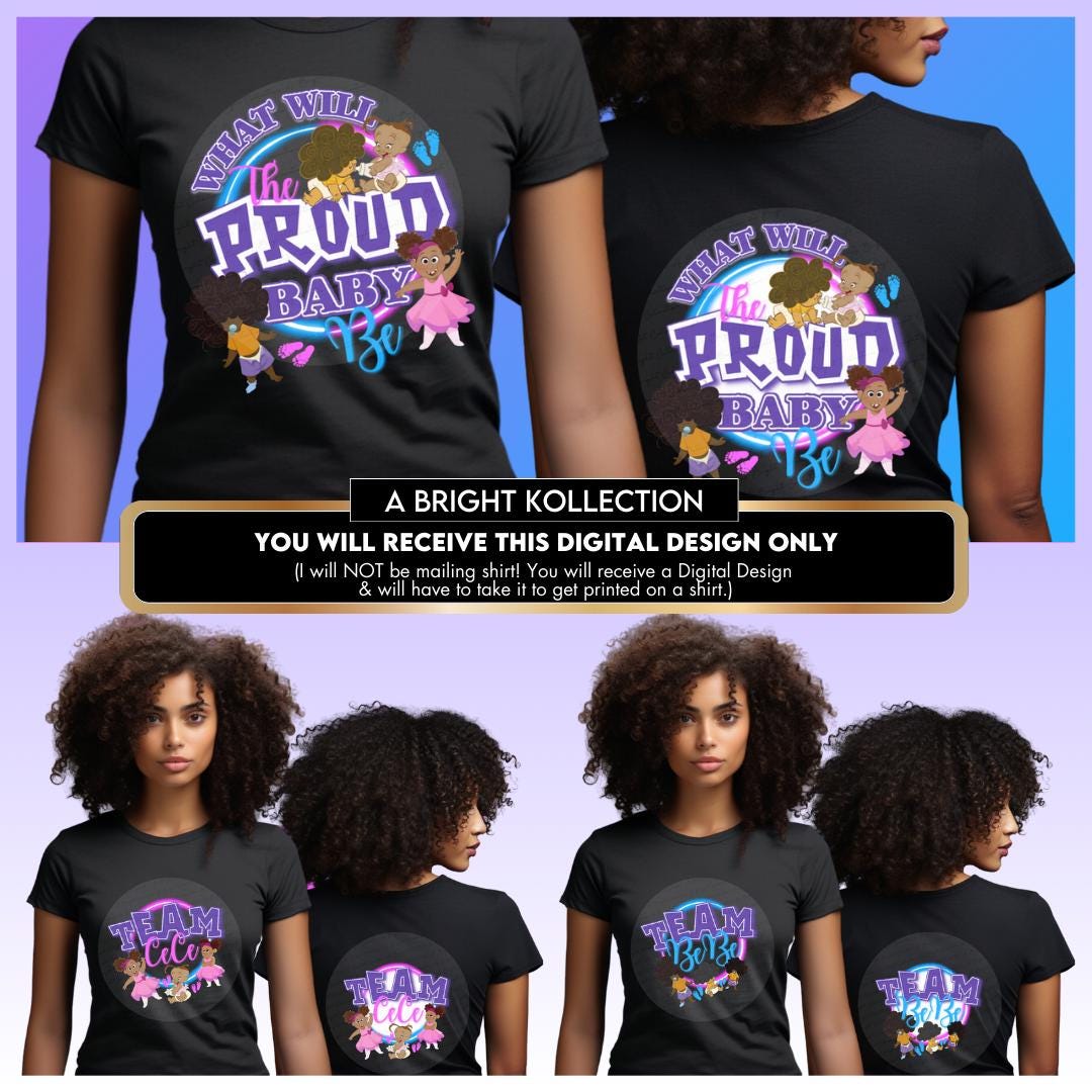 The Proud Family Gender Reveal DIGITAL Shirt Design Proud Family Bebe ...