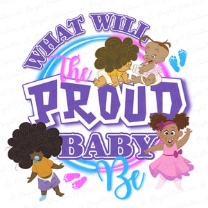 The Proud Family Gender Reveal DIGITAL Shirt Design Proud Family Bebe ...