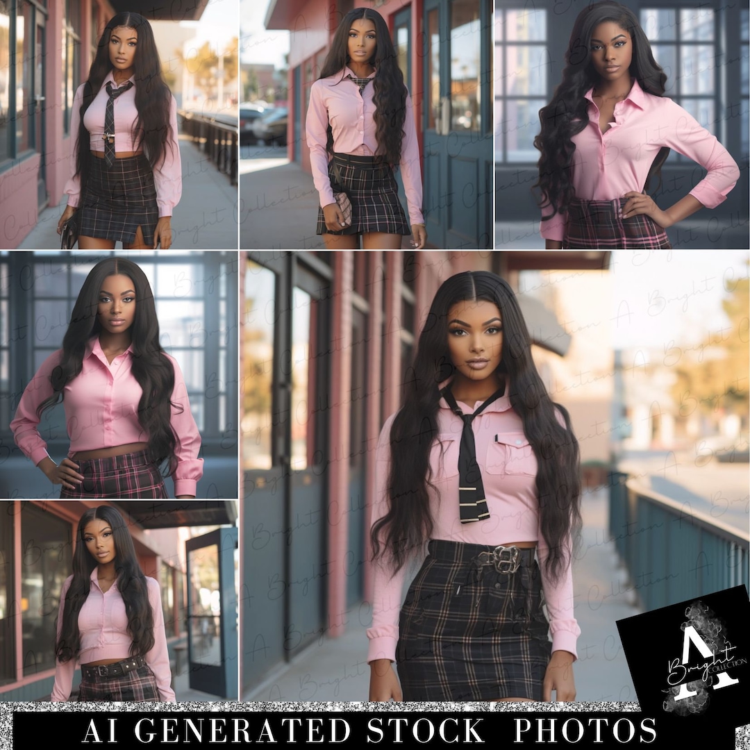 Stock Photos Pink School Outfit Stock Photos Beautiful Models Beauty ...