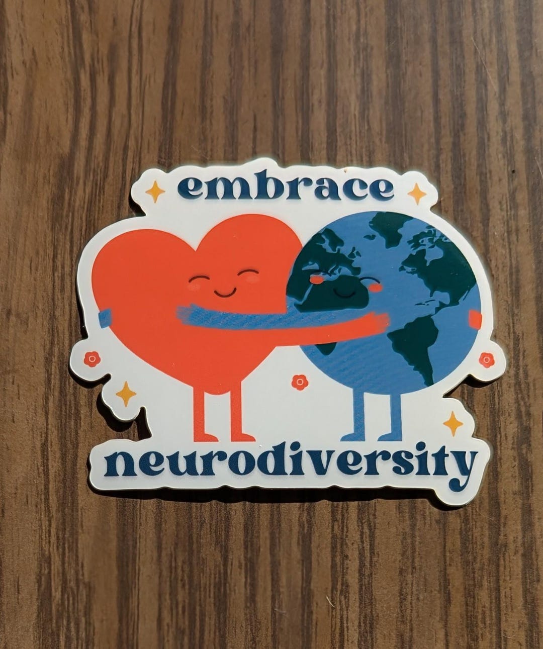 Embrace Neurodiversity Kiss-cut Vinyl Decals | Neurodivergent ...